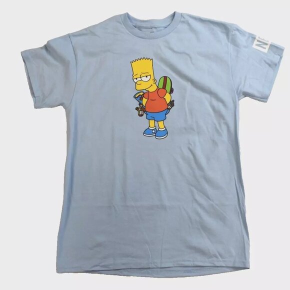 Neff | Shirts | Neff X The Simpsons Mens Bart Simpson Double Sided ...